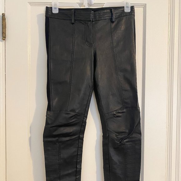 Leith | Pants & Jumpsuits | Leith Leather Moto Legging Skinny Pants ...